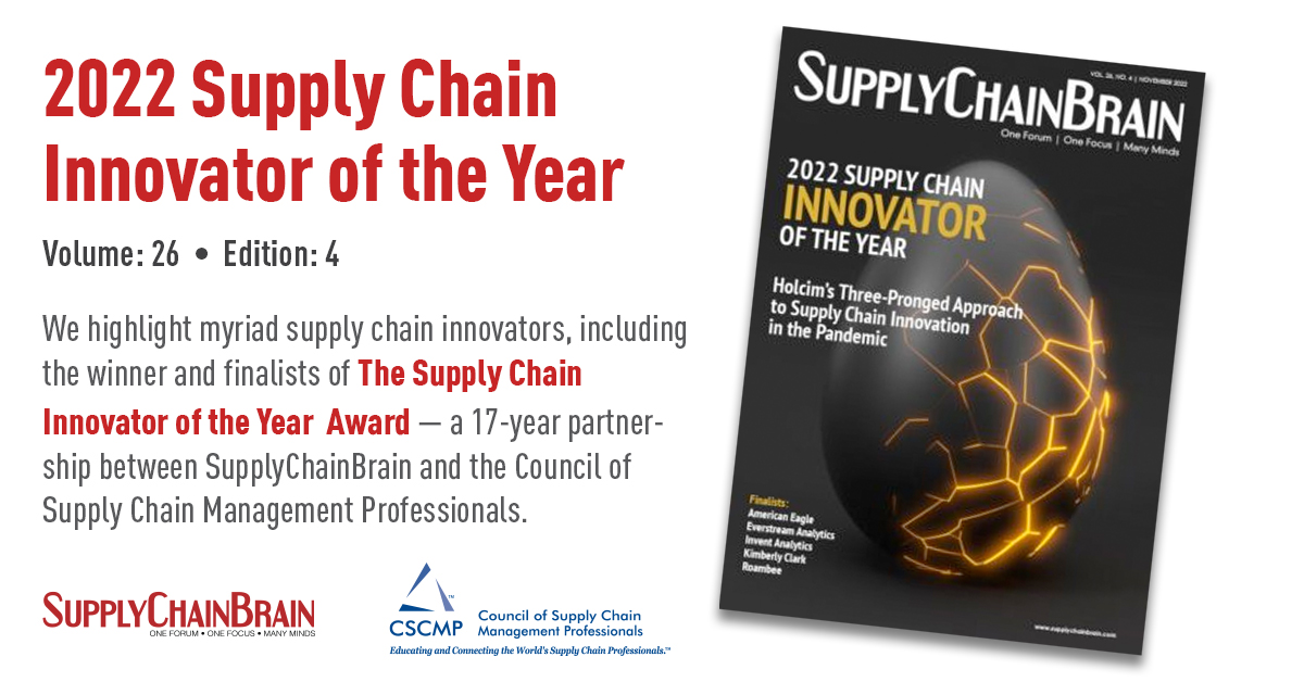 2022 Supply Chain Innovator of the Year | SupplyChainBrain